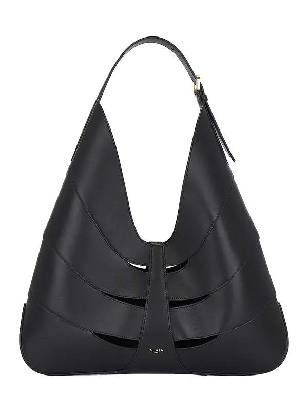 Alaïa Delta Hobo Bag - Noir