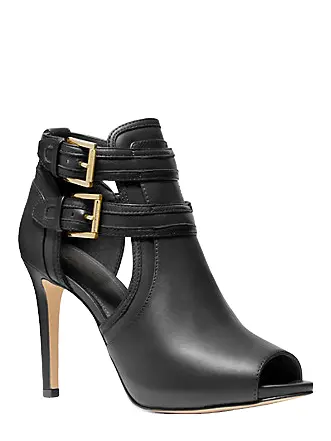 Michael Kors Blaze Open-toe Ankle Boots - Black