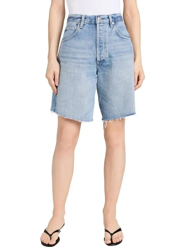 Citizens Of Humanity Ayla Denim Shorts - Gemini