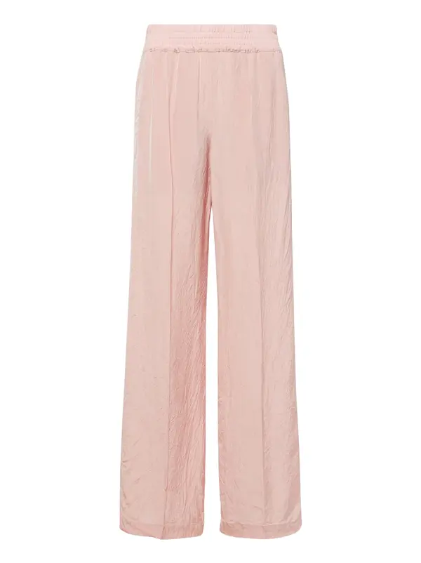 Victoria Beckham High-rise Wide-leg Pants - Pink