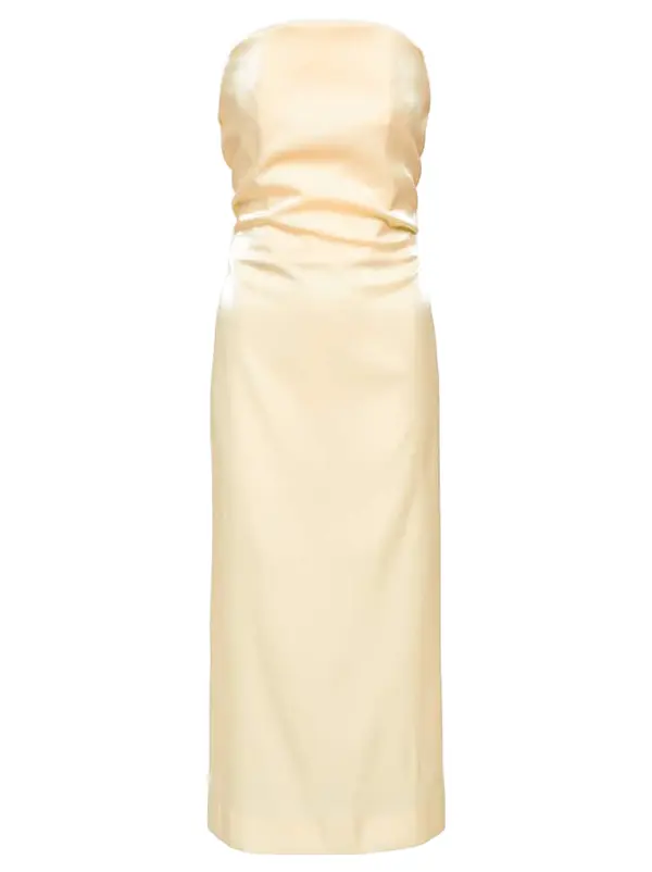 Jacquemus La Robe Carino Midi Dress - Yellow