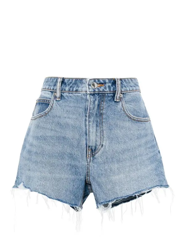 Alexander Wang Bite Denim Shorts - Blue