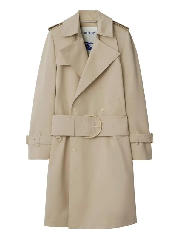 Burberry Belted Trench Coat - Neutrals