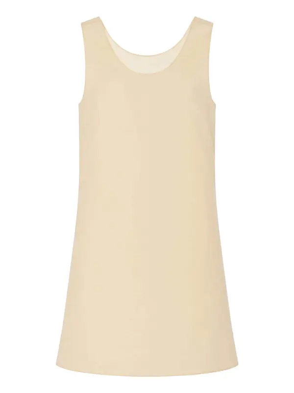 Rosetta Getty Scoop-neck Tunic Top - Neutrals