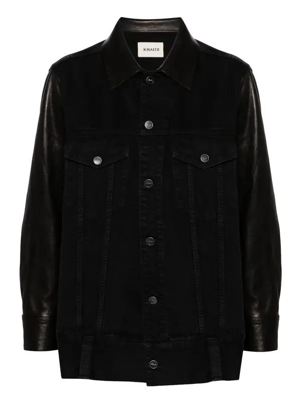 Khaite Grizzo Denim Jacket - Black