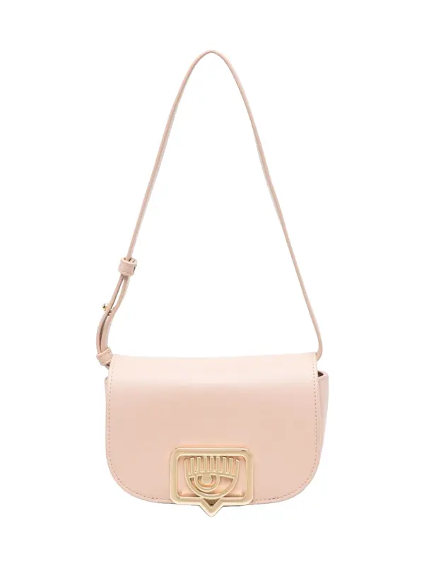 CHIARA FERRAGNI Eyelike-plaque Shoulder Bag - Pink