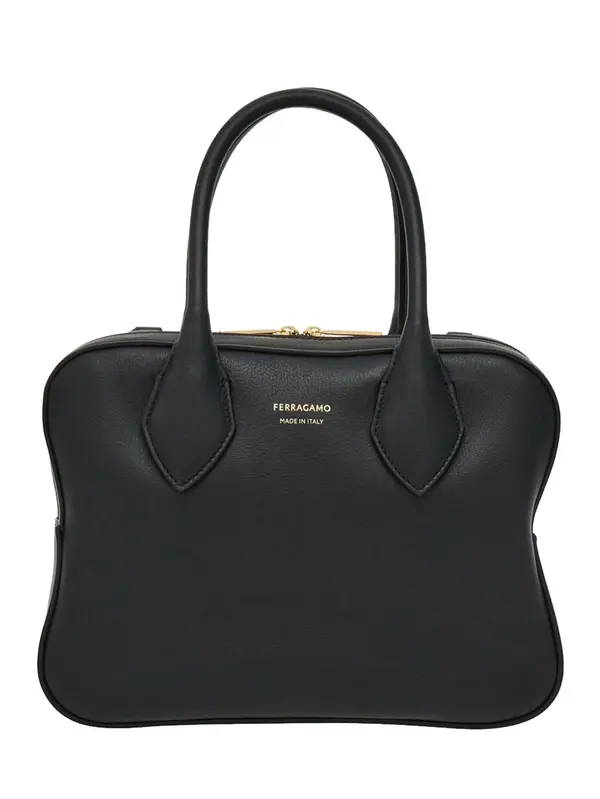 FERRAGAMO Mini Tote Bag - Black