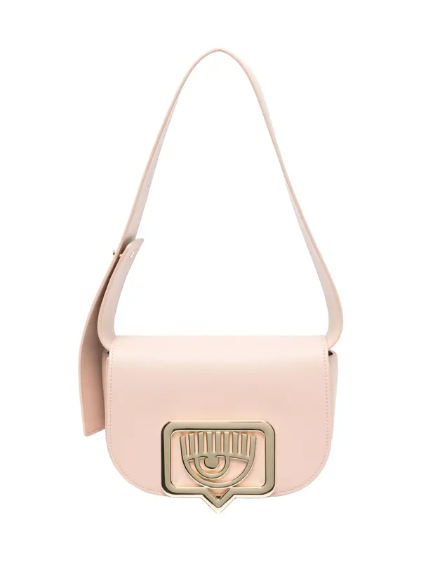 CHIARA FERRAGNI Eyelike Plaque Shoulder Bag - Pink
