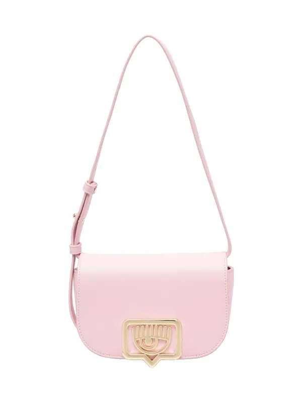 CHIARA FERRAGNI Eyelike Plaque Shoulder Bag - Pink