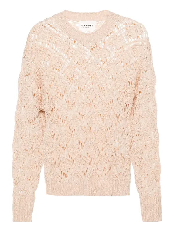 MARANT ETOILE Joey Openwork Jumper - Neutrals