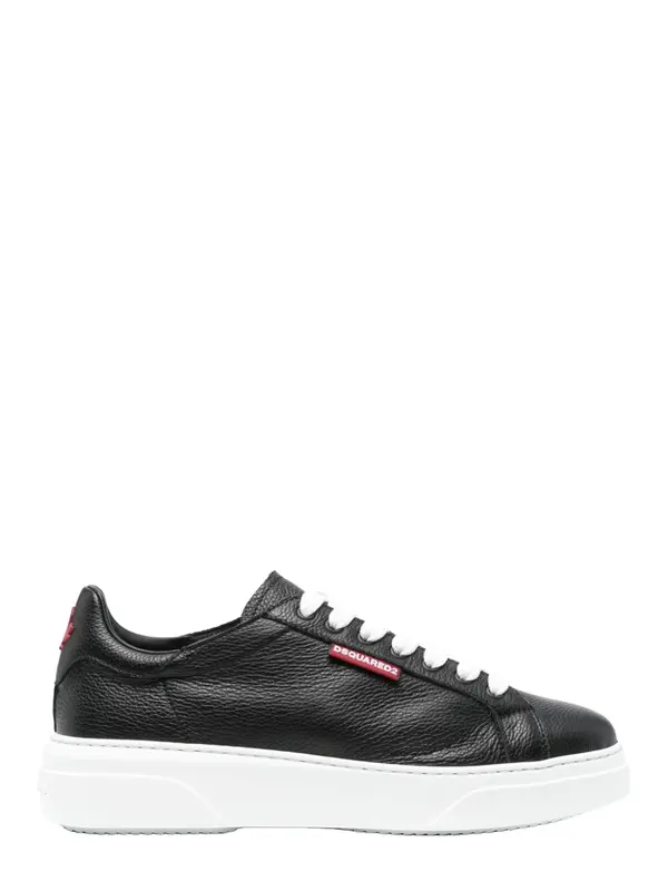 Dsquared2 Bumper Leather Sneakers - Black