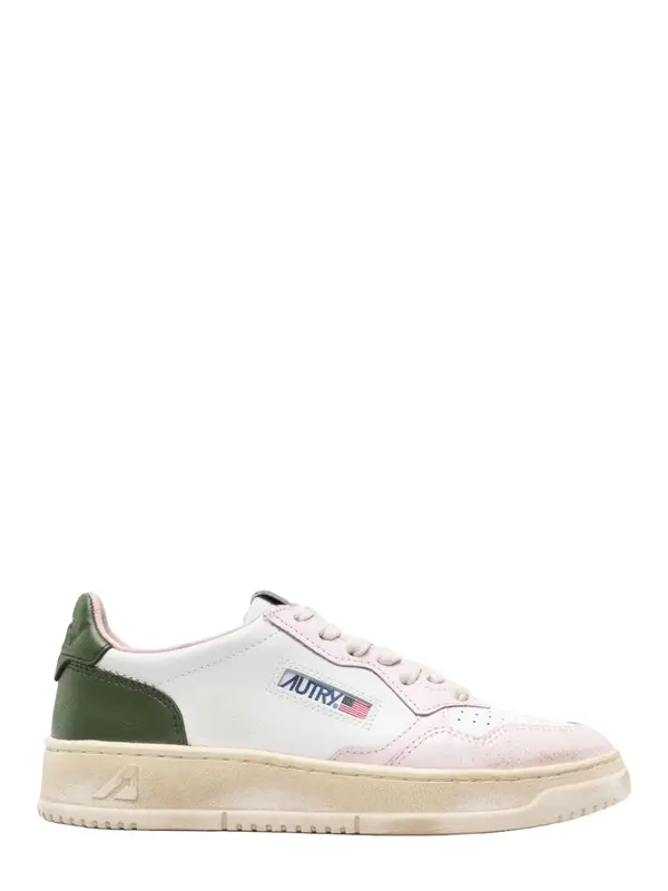 AUTRY Super Vintage Panelled Sneakers - White