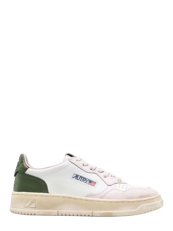AUTRY Super Vintage Panelled Sneakers - White