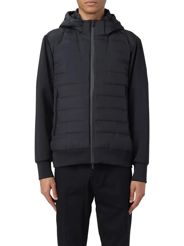 PEOPLE OF SHIBUYA Quilted Hooded Jacket - Black