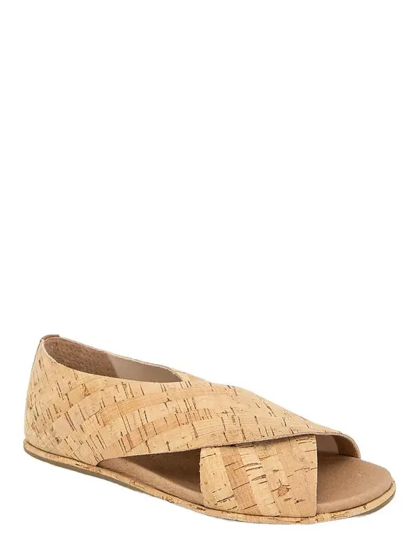 KENNETH COLE Laniey Crisscross Sandals - Natural