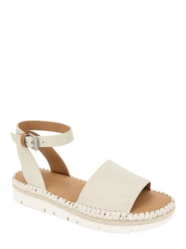 KENNETH COLE Lucille Platform Sandals - Stone Leather
