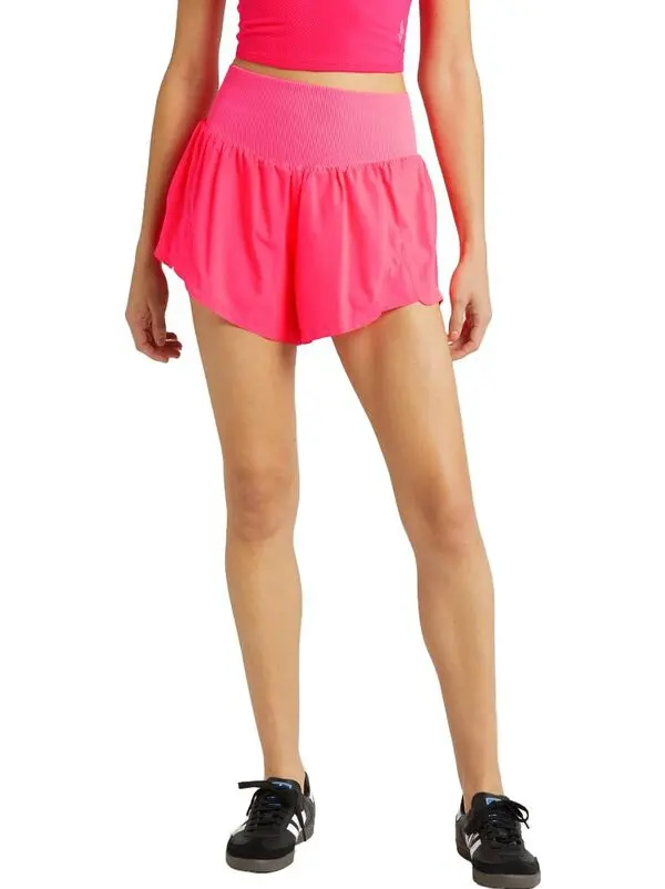 Free People Carpe Diem Water-resistant Shorts - Electric Sunset