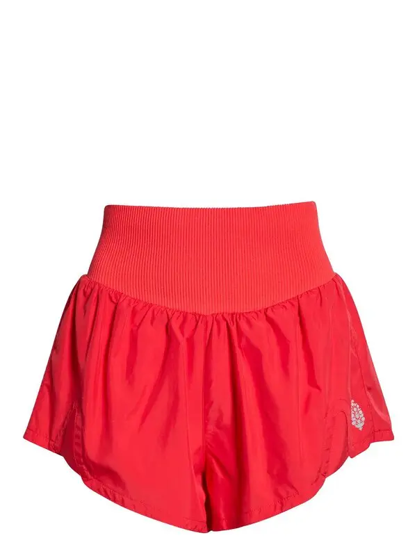 Free People Carpe Diem Water-resistant Shorts - Grapefruit
