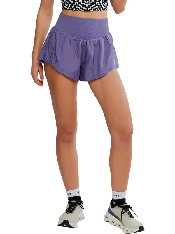 Free People Carpe Diem Water-resistant Shorts - Graphite