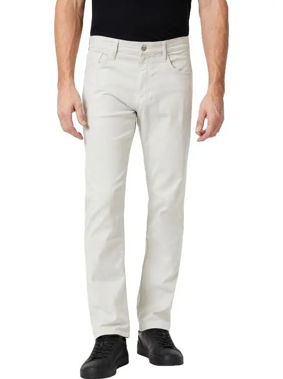 MAVI Zach Straight Leg Stretch Twill Pants - Oyster Mushroom Luxe Twill