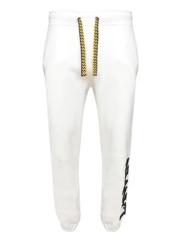 LANVIN X Future Logo Embroidered Sweatpants - White