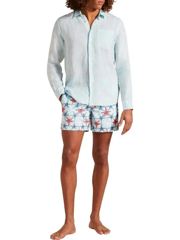 Vilebrequin Linen Button-up Shirt - Thalassa