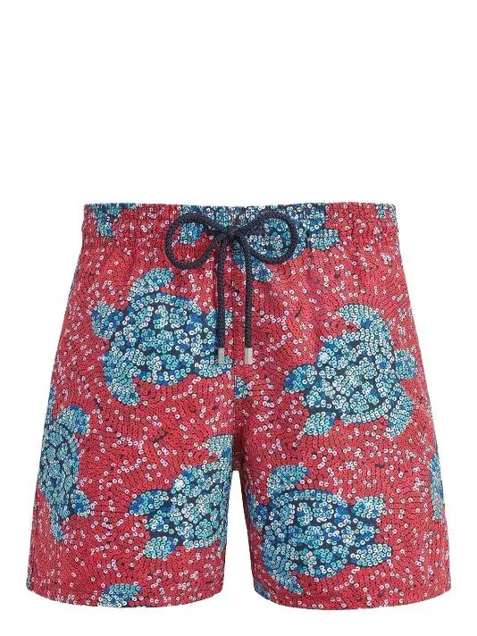 Vilebrequin Turtle Sequin Trompe L'oeil Swim Trunks - Multi