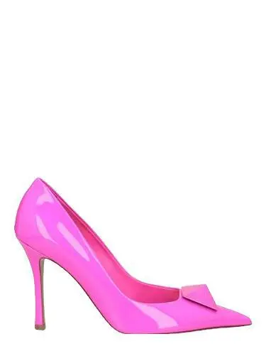Valentino Garavani Leather Pointed Toe Stiletto Heel Pumps - Pink