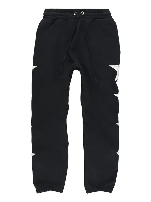 Palm Angels Patched Stars Vintage Sweatpants - Black