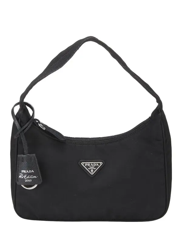 Prada Tessuto Re-edition 2000 Hobo - Black