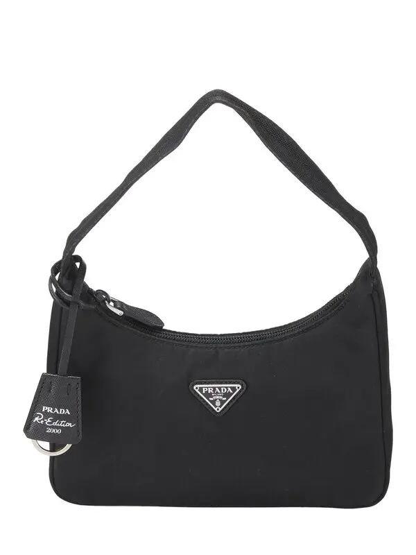 Prada Tessuto Re-edition 2000 Hobo - Black