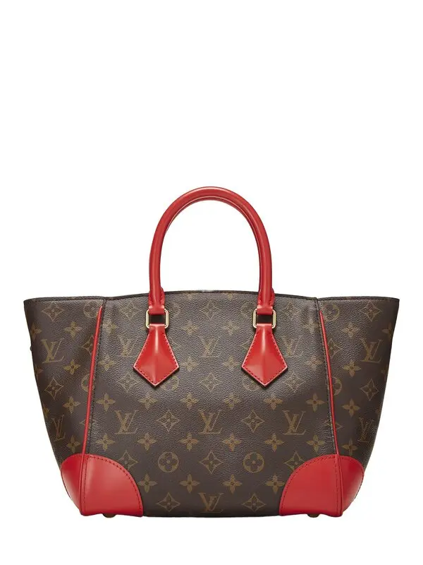 LOUIS VUITTON Monogram Canvas Phenix Tote - Red