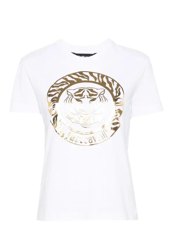 Just Cavalli Logo-print T-shirt - White