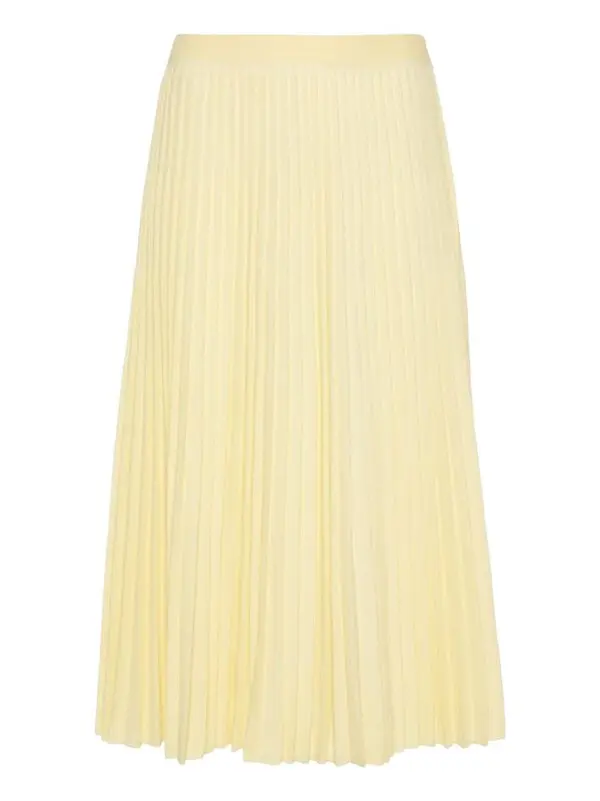Fabiana Filippi A-line Pleated Skirt - Yellow