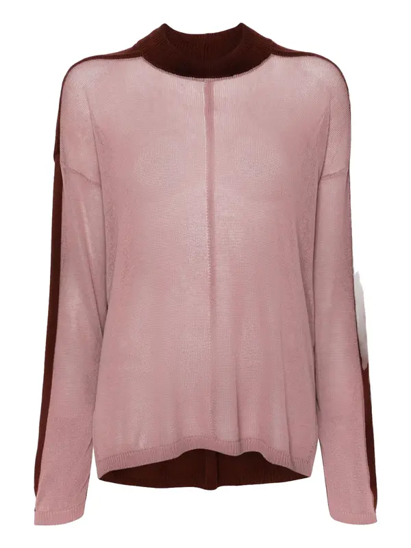 Rick Owens Combo Drop-shoulder Jumper - Pink