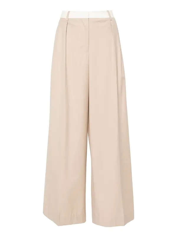 Remain Birger Christensen Wide-leg Trousers - Neutrals