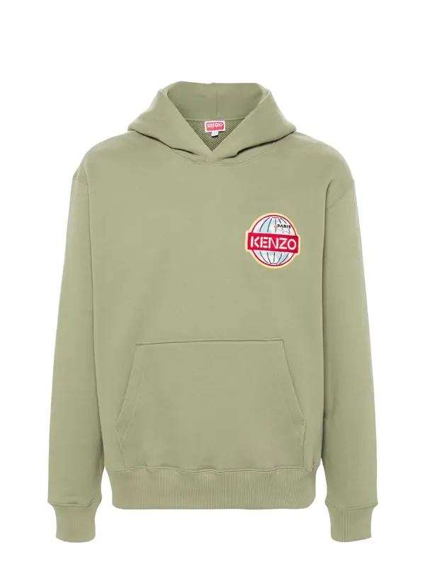 Kenzo Travel Cotton Hoodie - Green
