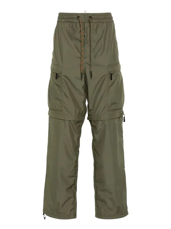 Moncler Straight-leg Adjustable Trousers - Green