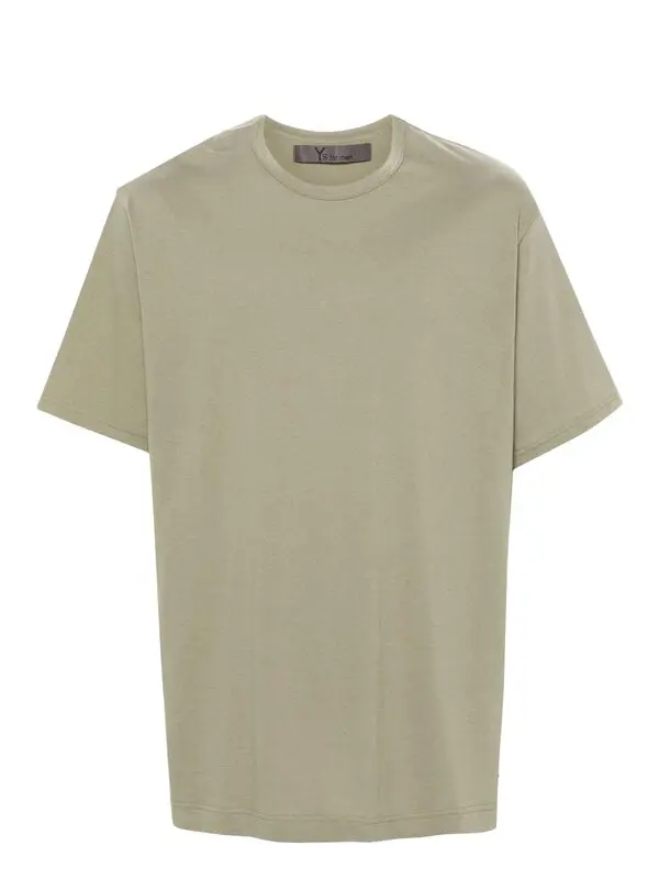 Y’s Logo-print Cotton T-shirt - Green