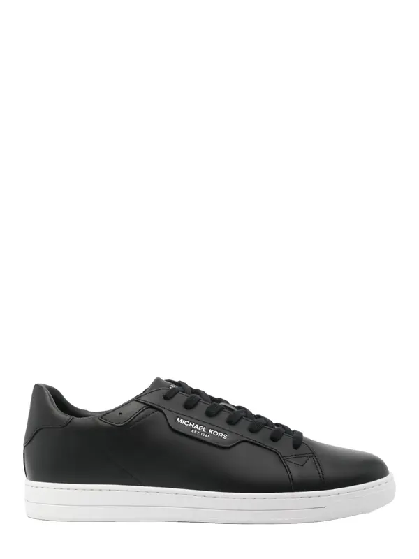 Michael Kors Keating Leather Sneakers - Black