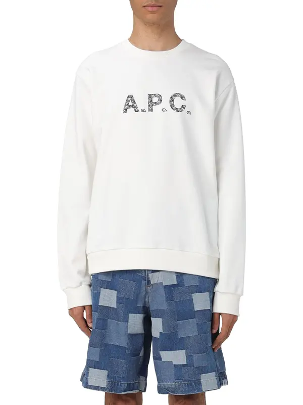 A.p.c. Crewneck Sweatshirt - White
