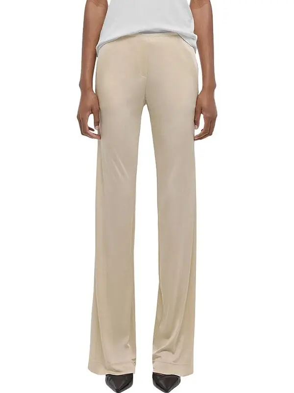 Helmut Lang High-rise Straight Leg Trousers - Warm Sand