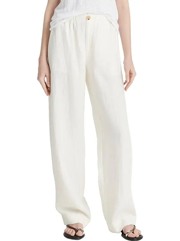 Vince Hemp Utility Pocket Pants - Off White