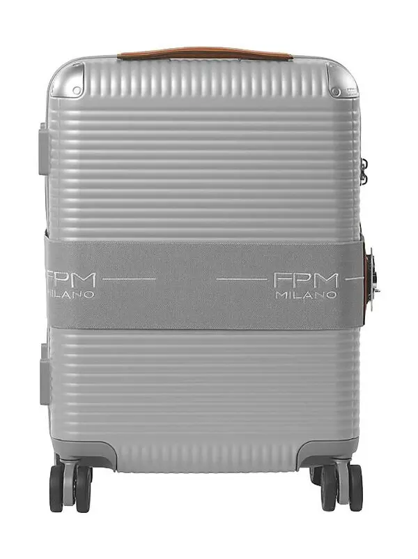 FPM MILANO Bank Zip Deluxe Carry On Suitcase - Glacier Grey