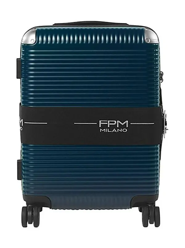 FPM MILANO Bank Zip Deluxe Carry On Suitcase - Navy Blue