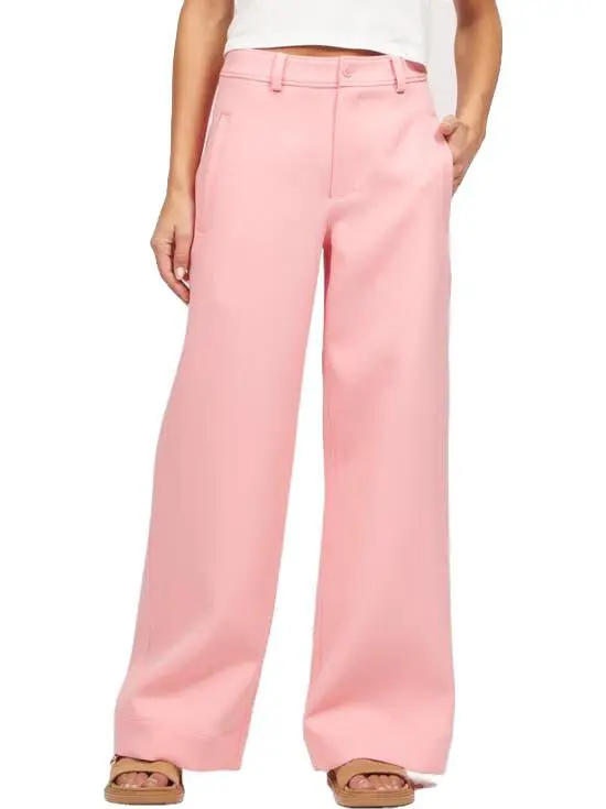 Equipment Andres Wide Leg Trousers - Flamingo Pink