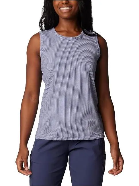 Columbia Crystal Pine Ribbed Tank Top - Pink