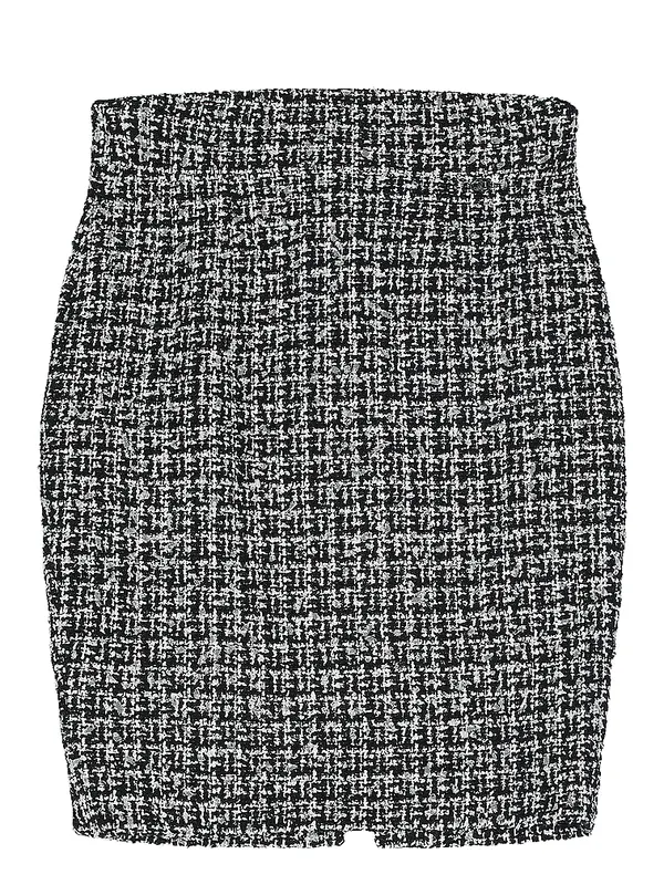 Chanel Tweed Skirt - Black & White