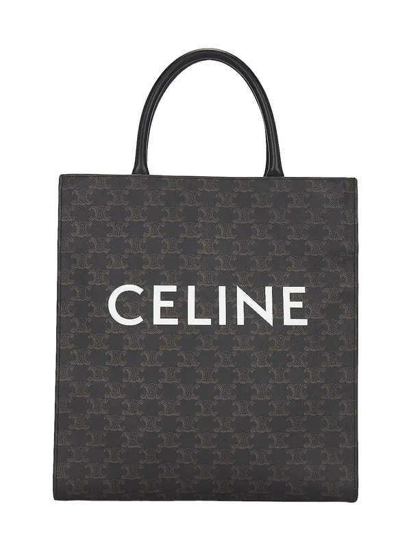Celine Vertical Cabas Tote Bag - Brown