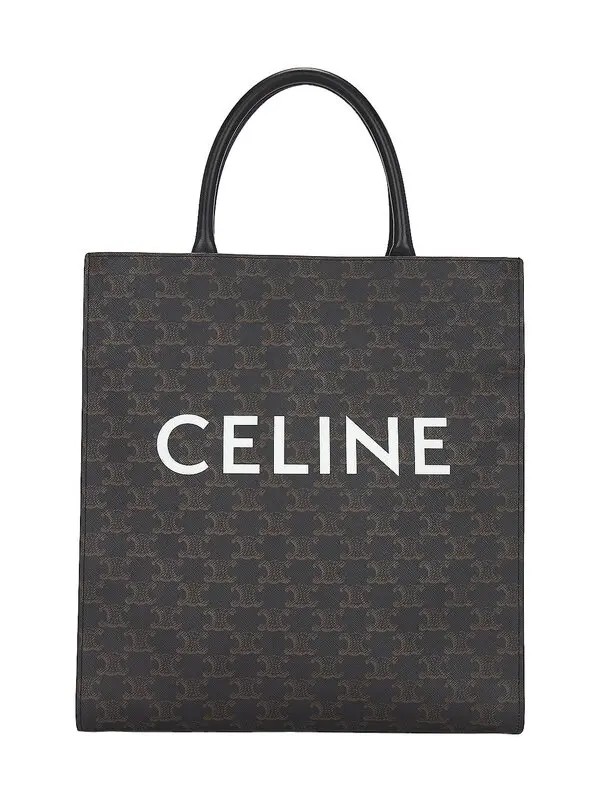 Celine Vertical Cabas Tote Bag - Brown